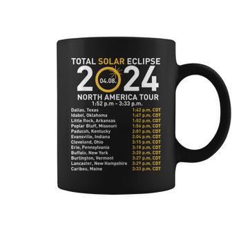 Indiana Total Solar Eclipse Twice In A Lifetime 2024 Coffee Mug | Mazezy