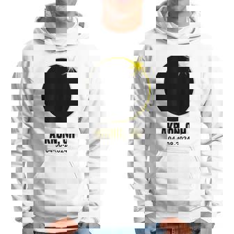 Solar Eclipse 2024 Akron Oh Ohio Totality Eclipse Hoodie - Seseable