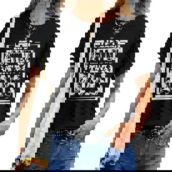 Mom of boys t shirt store