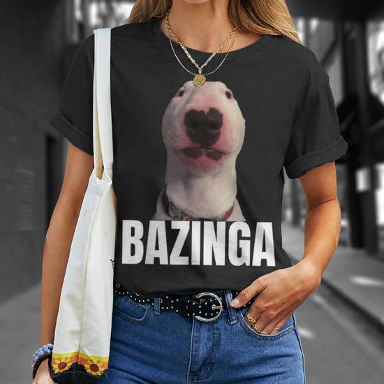 Bazinga Meme Amazon.com: Bazinga Funny Cringe Meme Dog GenZ Trendy