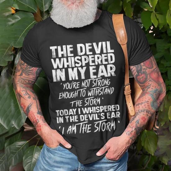 Devil in ear tattoo - Bronctattooaus.com