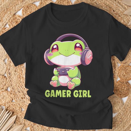 Frog Shirt Anime Hilarious Frog Playing Banjo With Anime Eyes For Boys