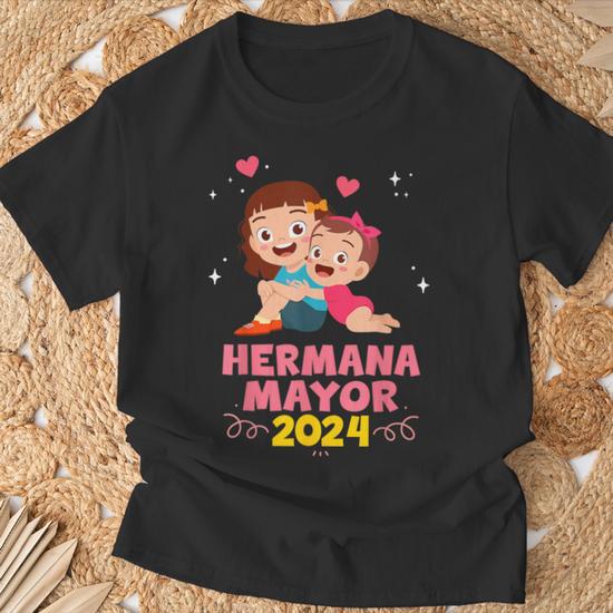 Camiseta Hermana Mayor Carters Niñosoy A Ser Hermana Mayor 2025