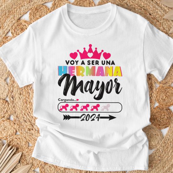 Anuncio De Hermana Mayor Camiseta Niños Anuncio De Embarazo De La