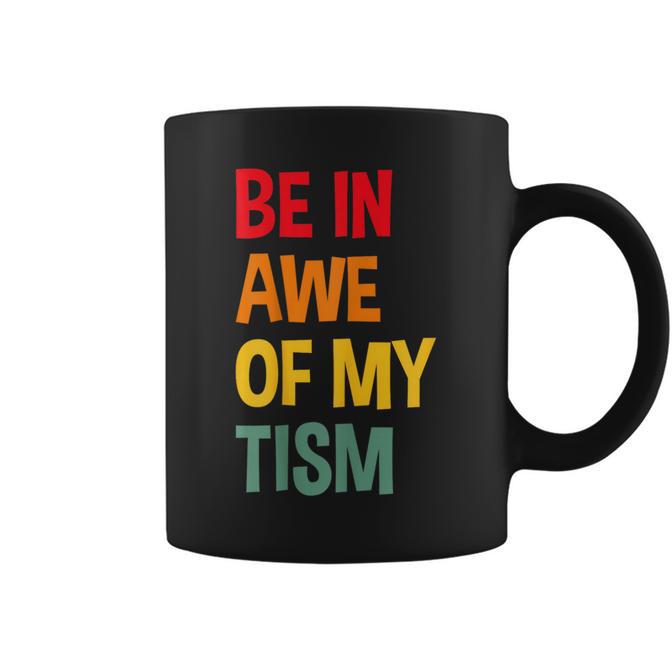 Autism Be In Awe Of My 'Tism Meme Autistic Raccoon Coffee Mug | Mazezy
