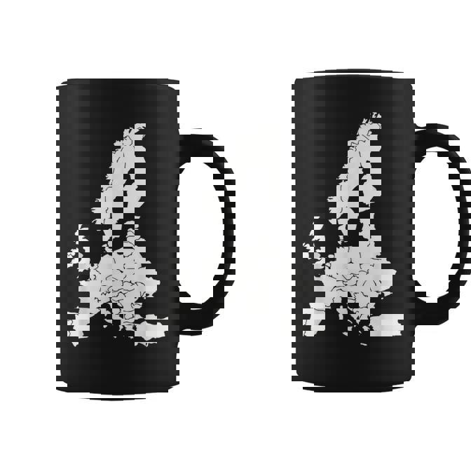 Europe Political Map With Boundaries And Countries Names Coffee Mug ...