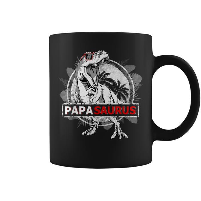 Papasaurus Dad T-Rex De Cumpleaños A Juego Con Dinosaurio Taza de café ...