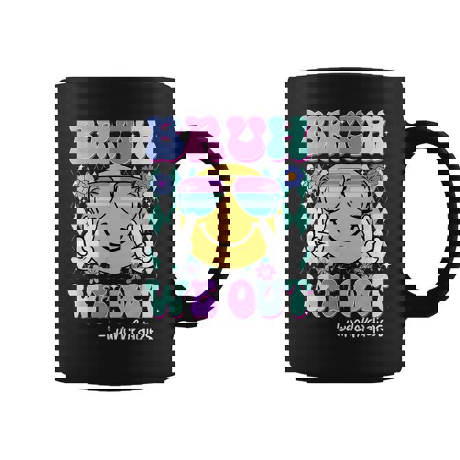 Happy Last Day Of School Groovy Students And Teachers Coffee Mug | Mazezy