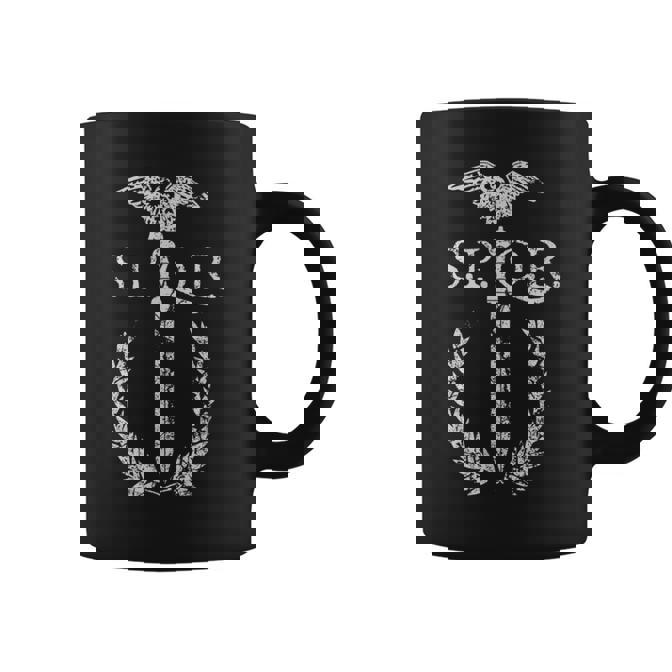 Roma Spqr Símbolo Del Imperio Romano Taza de café - Regaloses