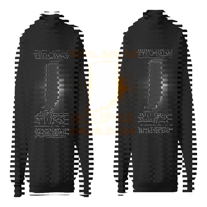 Retro Total Solar Eclipse Noblesville Indiana T-Shirt | Mazezy