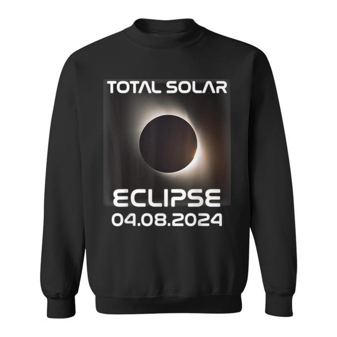 70Th Birthday Turning 70 April 8Th Total Solar Eclipse 2024 Sweatshirt ...