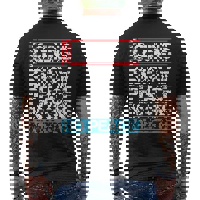 I Love One Woman And Several Guns Husband Dad Gun Back Men's Back Print ...