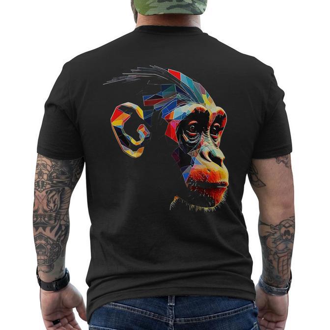 Smoking Monkey Happy Time In Bangkok Mens Back Print T-shirt - Seseable