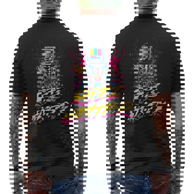 Skibiti Toilet Rizz Viral Influencer Brain Rot Slang Men's T-shirt Back ...