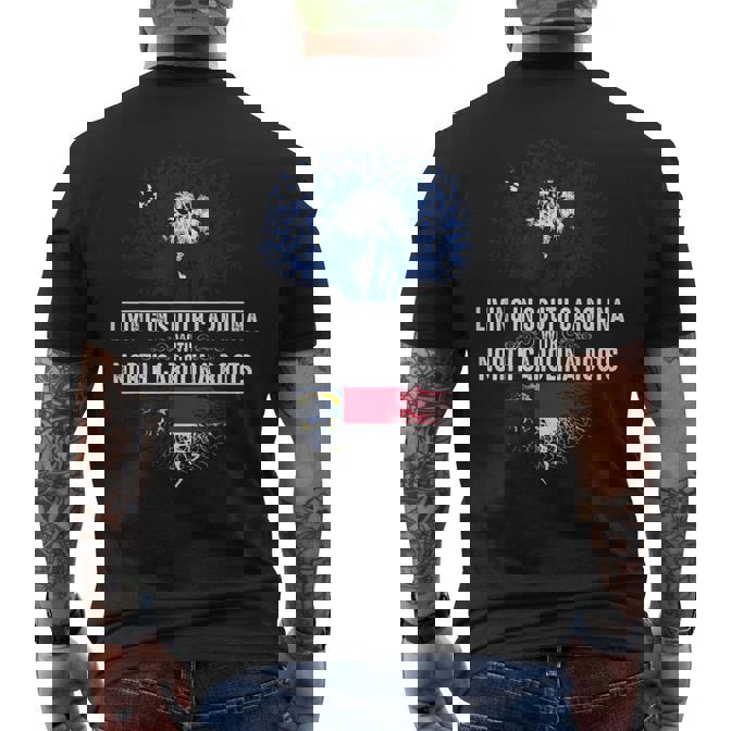 South Carolina Home Oklahoma Roots State Tree Men's T-shirt Back Print ...