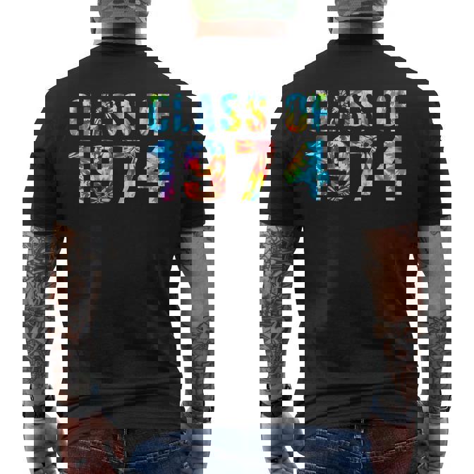 Class Of 1974 50Th Golden Reunion 74 Grad Reunion Men's T-shirt Back ...