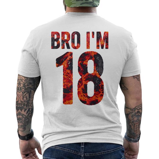 Adult-Ish 18Th Birthday Men's Back Print T-shirt | Mazezy