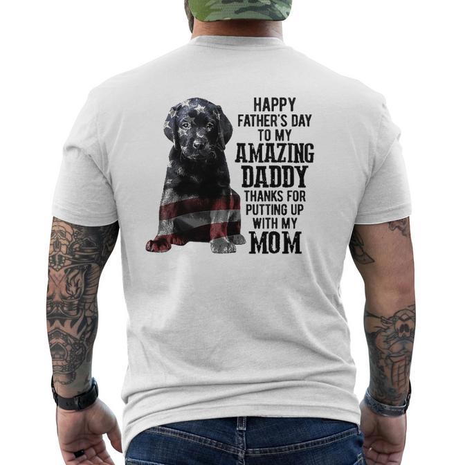 French Bulldog Dad Happy Fathers Day To My Amazing Daddy Dog Men's T ...