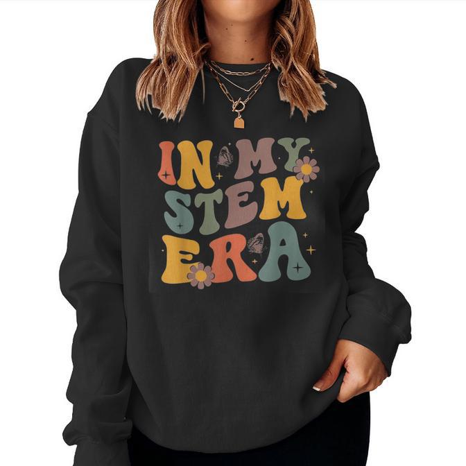 In My Stem Era Science Teacher Back To School Groovy T-Shirt | Mazezy