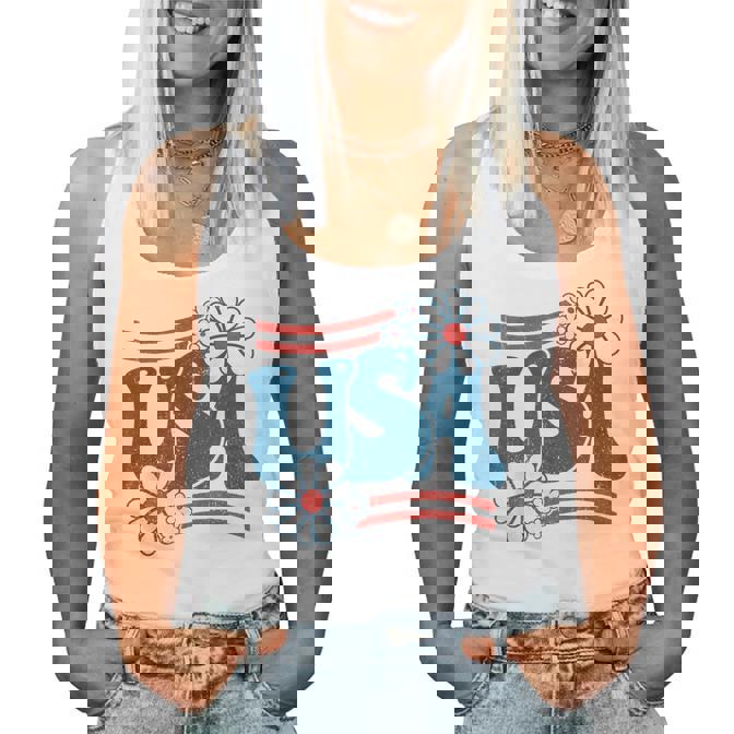 Fire Quacker Duck Firecracker 4Th Of July Usa Flag Kid Women Tank Top ...