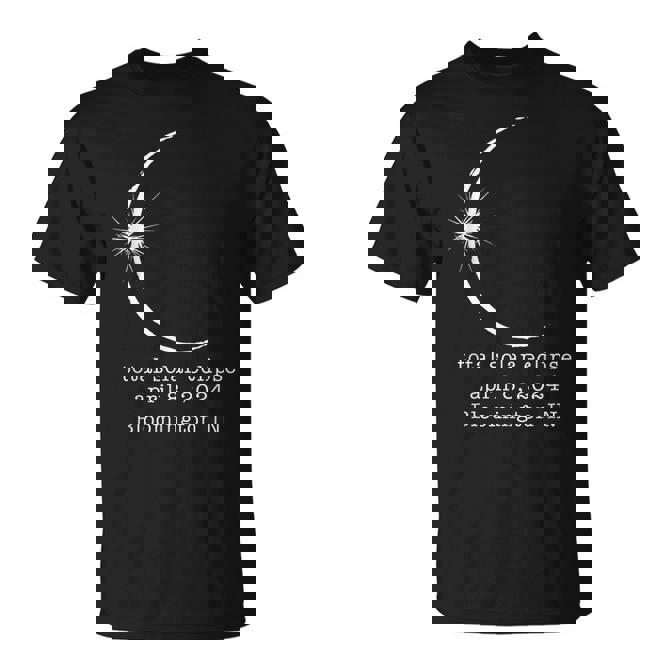 Total Solar Eclipse Indianapolis Indiana April 2024 T-Shirt | Mazezy