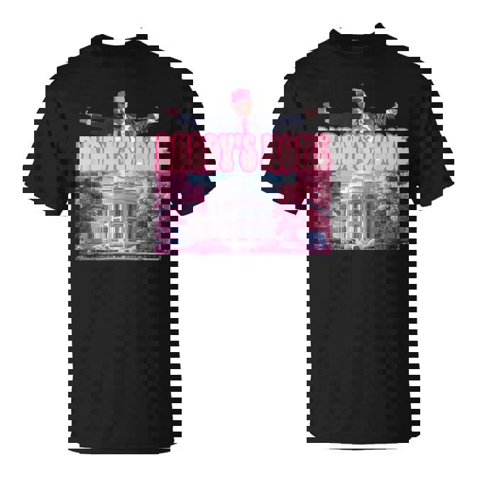 Trump 2024 Take America Back Daddy's Home Trump Pink 2024 T-Shirt | Mazezy