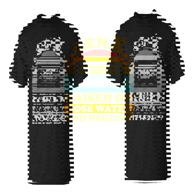 Gen X The Feral Generation Retro Humor Saying T-Shirt | Mazezy