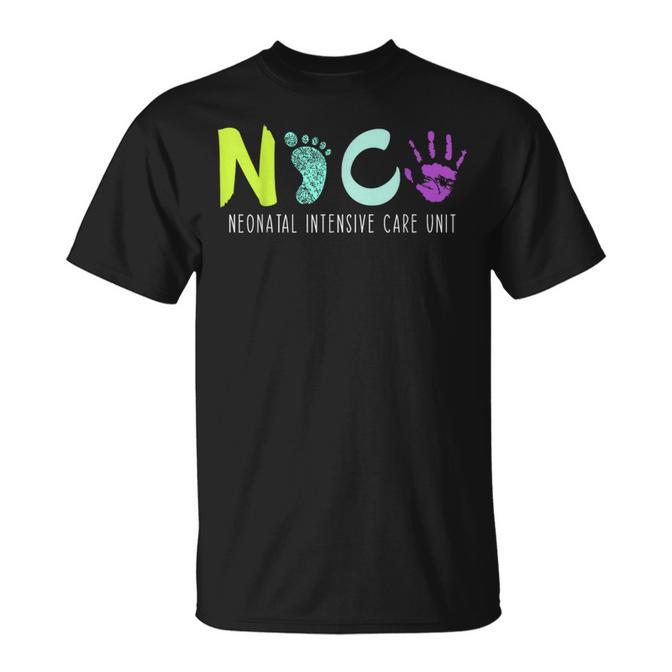 Nicu Nurse Rainbow Animal Neonatal Nicu Nurse Appreciation T-Shirt ...