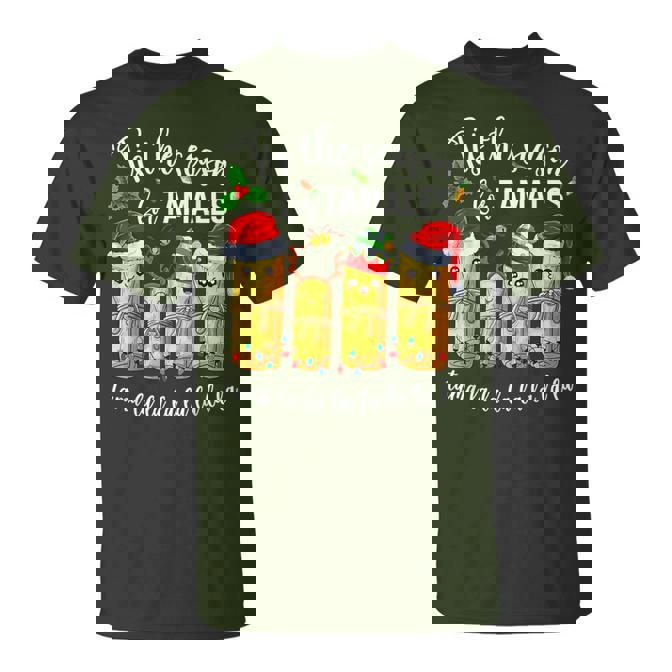 Tamale Making Crew Tamale Season Mexican Christma T-Shirt | Mazezy