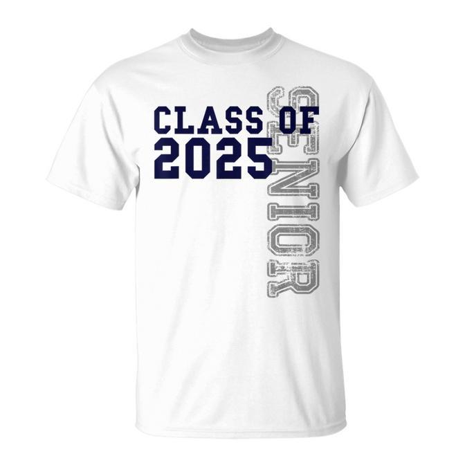 Senior 2025 Class Of 2025 Graduation 2025 Groovy T-Shirt - Monsterry