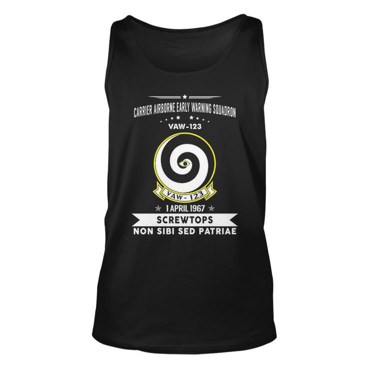 Carrier Airborne Early Warning Squadron 123 Vaw 123 Caraewron Tank Top ...