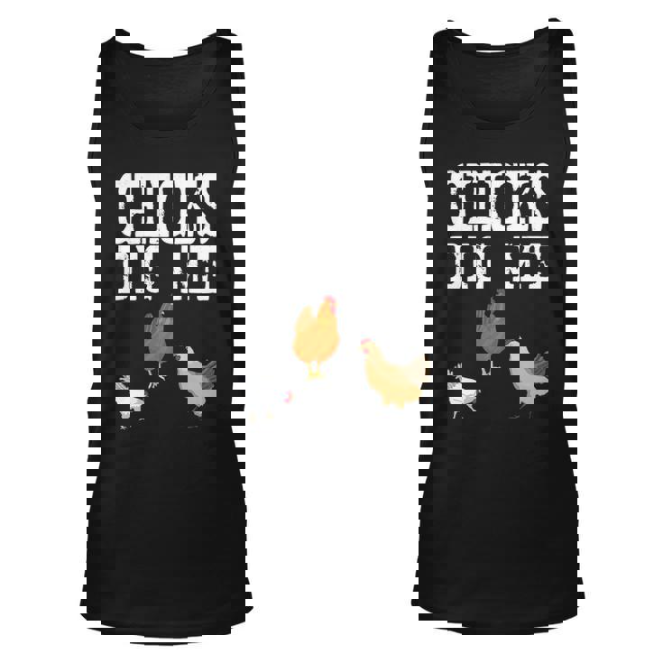 Chicken Farmer Chicks Dig Me Farming Tank Top | Mazezy
