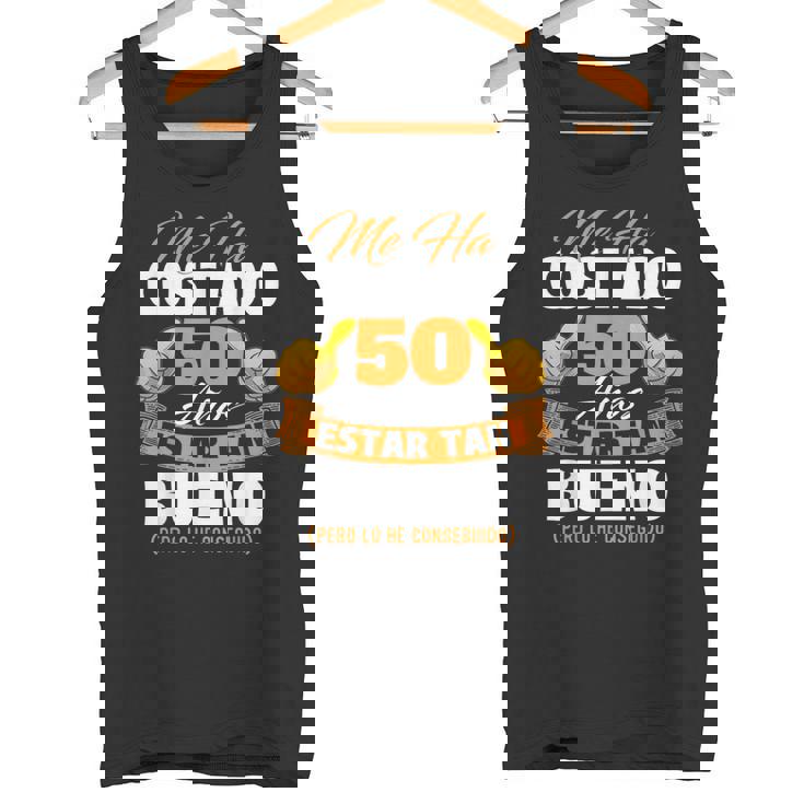 Me Ha Costado 50 Años Estar Tan Bueno Cumpleaños Camiseta Hombre Estampado Espalda - Regaloses