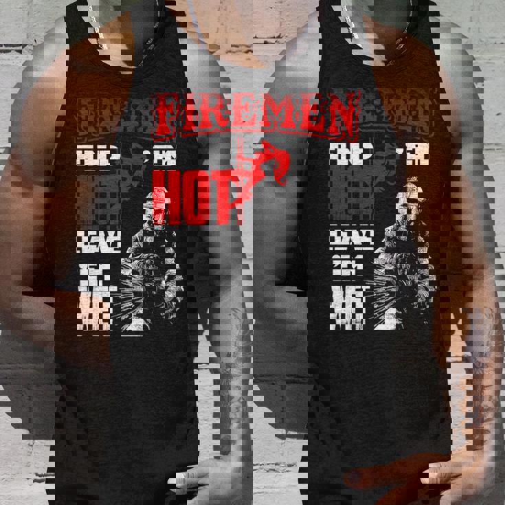 Firemen Hot Wet Firefighter Tank Top | Mazezy