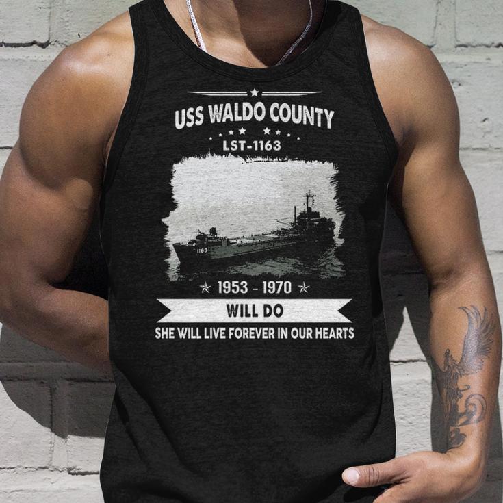 Uss Waldo County Lst Tank Top | Mazezy