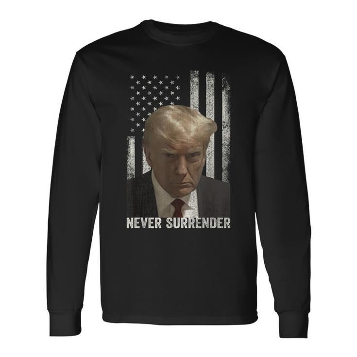 Donald Trump Hot Never Surrender T-Shirt | Mazezy