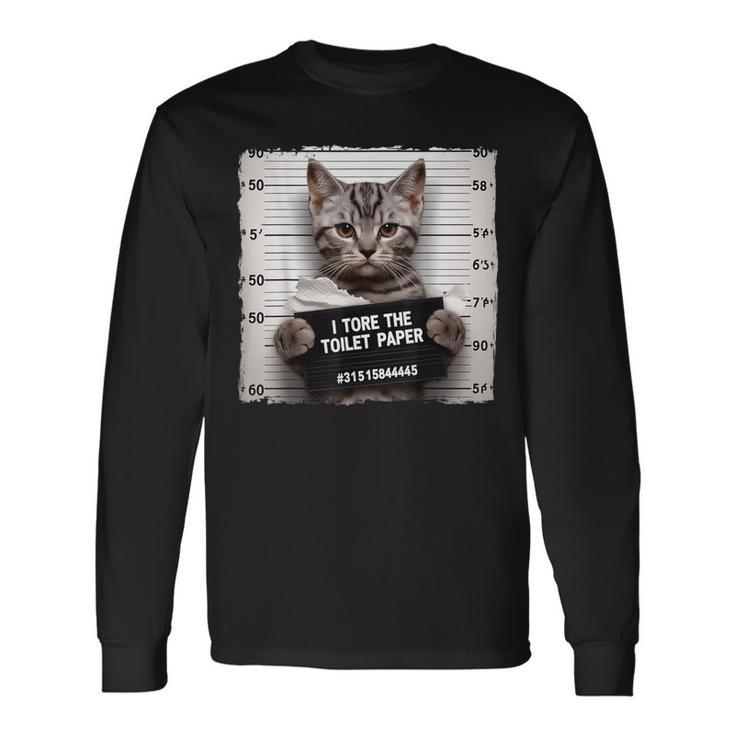 Kitty Jail Photo I Shredded The Toilet Paper Bad Cat Hot Men's T-shirt ...