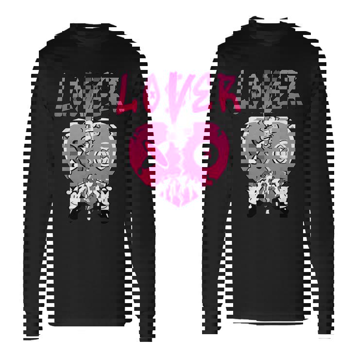 Pink Loser Lover Pink Drip Heart Plus Triple Pink Matching Men's T ...