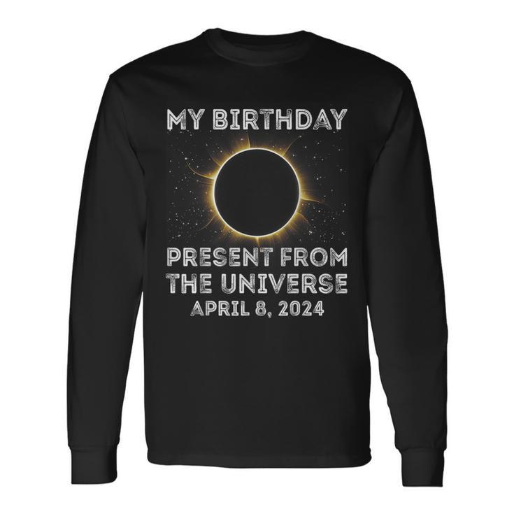 Solar Eclipse 2024 Birthday Present 4824 Totality Universe Long Sleeve ...