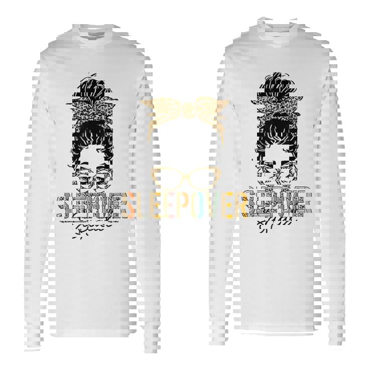 Cute Sleepover Squad Pajama Party Slumber Party Long Sleeve T Shirt
