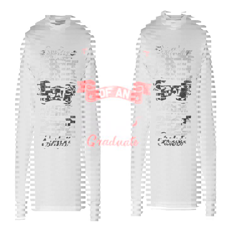 Super Proud Auntie Of A 2024 Graduate 24 Graduation Long Sleeve T-Shirt ...