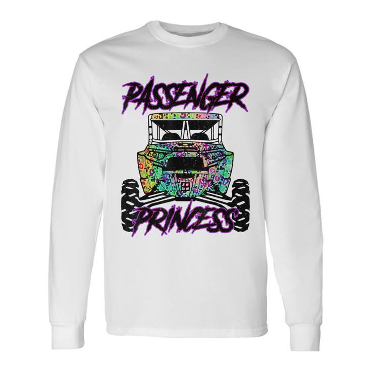 Sxs Utv Passenger Princess Off-Road Adventure Enthusiast Long Sleeve T ...