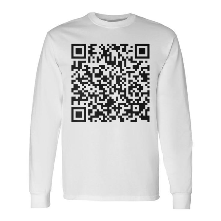 Unique Qr-Code With Humorous Hidden Message Men's T-shirt Back Print ...