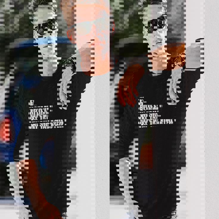 Ew Brother Ew Meme What's That Brother Meme Long Sleeve T-Shirt - Seseable