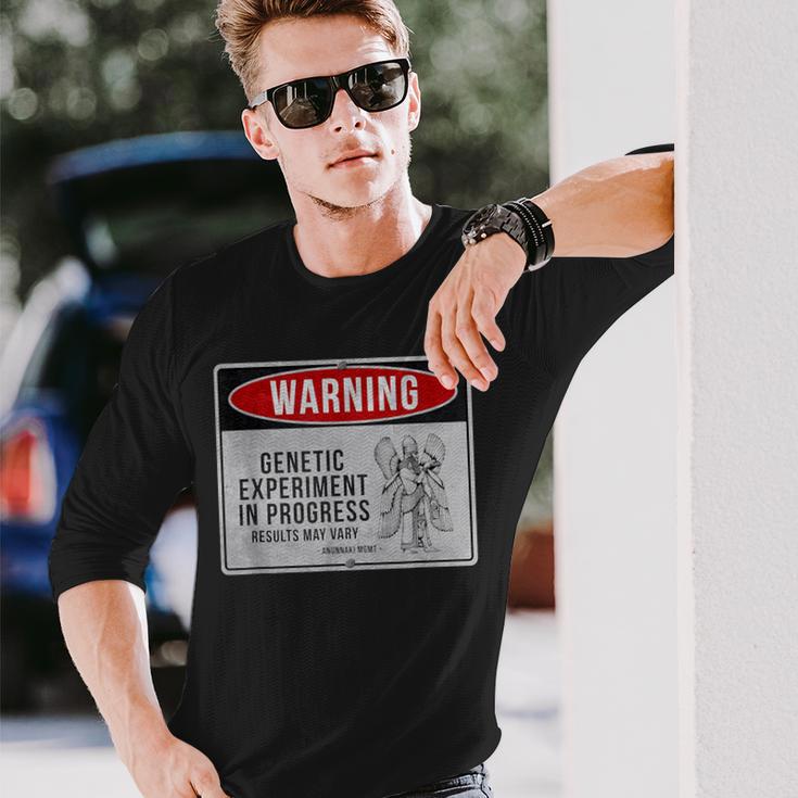 Anunnaki Warning Sign Genetic Experiment In Progress Long Sleeve T ...