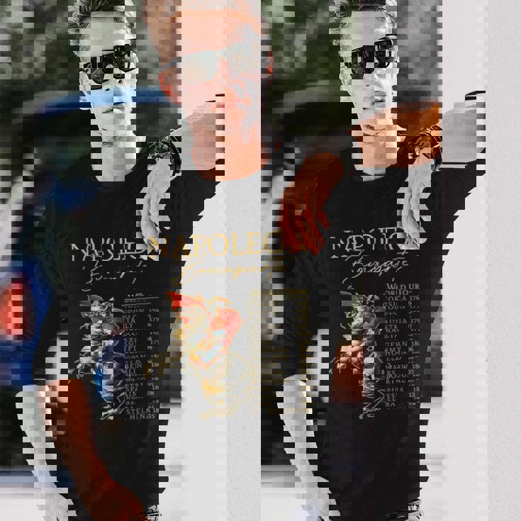 Napoleon Bonaparte World Tour Military History Lover Long Sleeve T ...