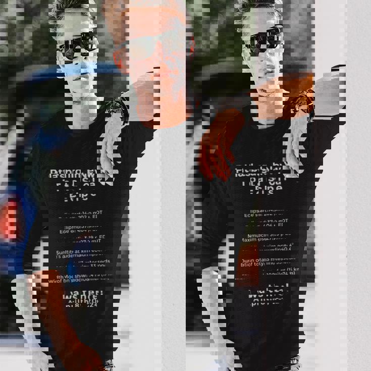 Total Solar Eclipse Plattsburgh Ny New York 2024 Facts Merch Long ...