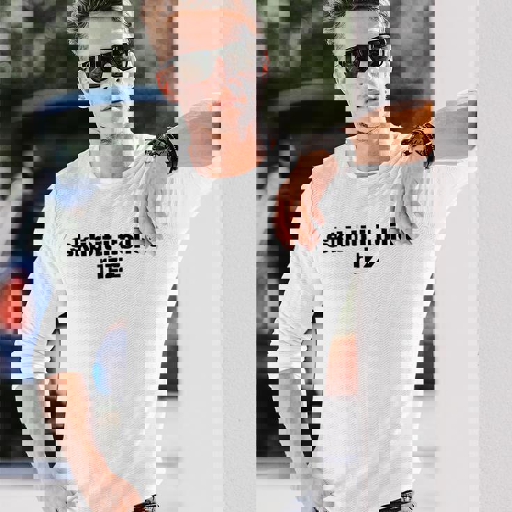 Skibiti Toilet Rizz Viral Influencer Brain Rot Slang Long Sleeve T ...