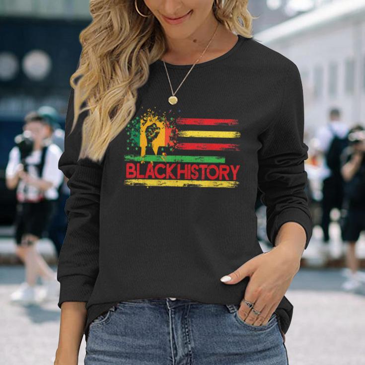 Black History Month Pride African American Black History Long Sleeve T ...