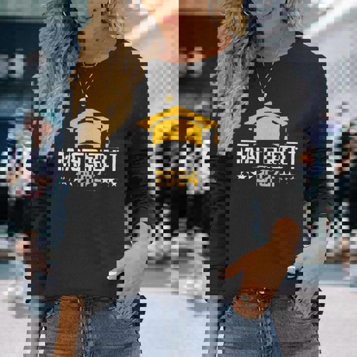 Masters Degree Graduation Mastered It 2024 Long Sleeve T-Shirt | Mazezy